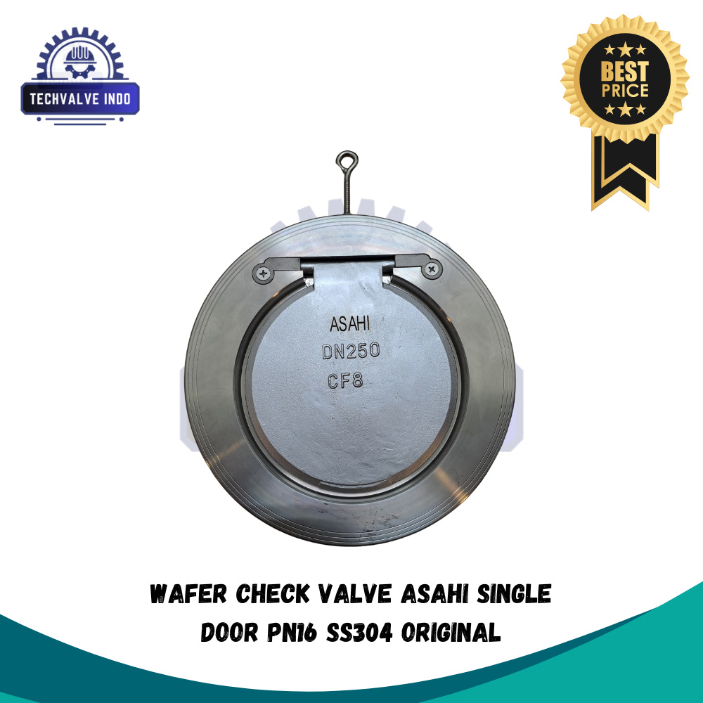 Jual WAFER CHECK VALVE ASAHI SINGLE DOOR 2" INCH PN16 STAINLESS STEEL ...