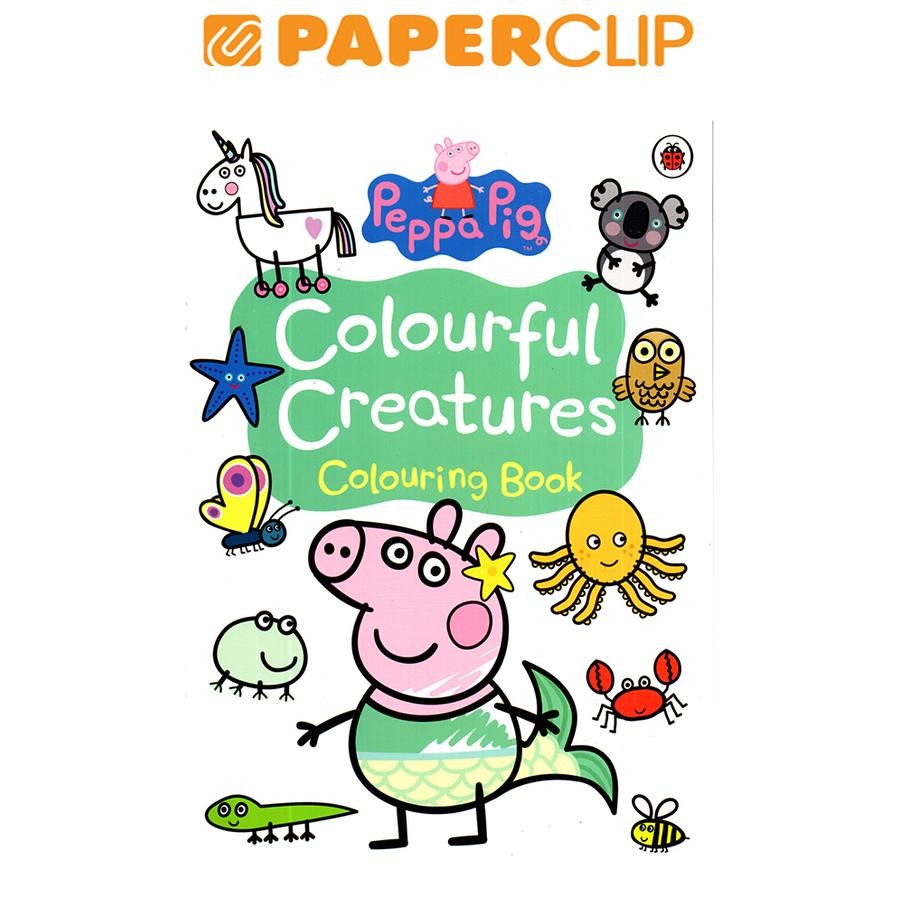Jual PEPPA PIG COLOURING BOOK : COLOURFUL CREATURES | Shopee Indonesia