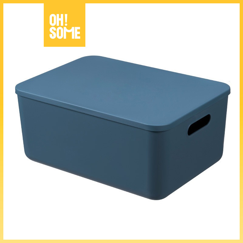 Jual kkv-storage basket/storage box with cover/multiple sizes/Kotak ...