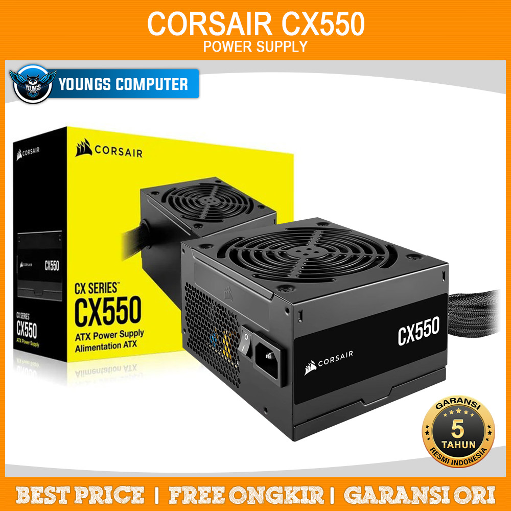 Jual PSU CORSAIR CX550 550W 80+ Bronze | Power Supply 550 Watt | Shopee ...