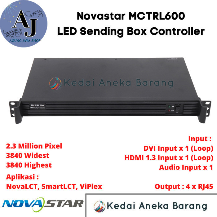 Jual AJstore - Novastar MCTRL600 MCTRL 600 LED Videotron Controller Sending Card Box Ori ...