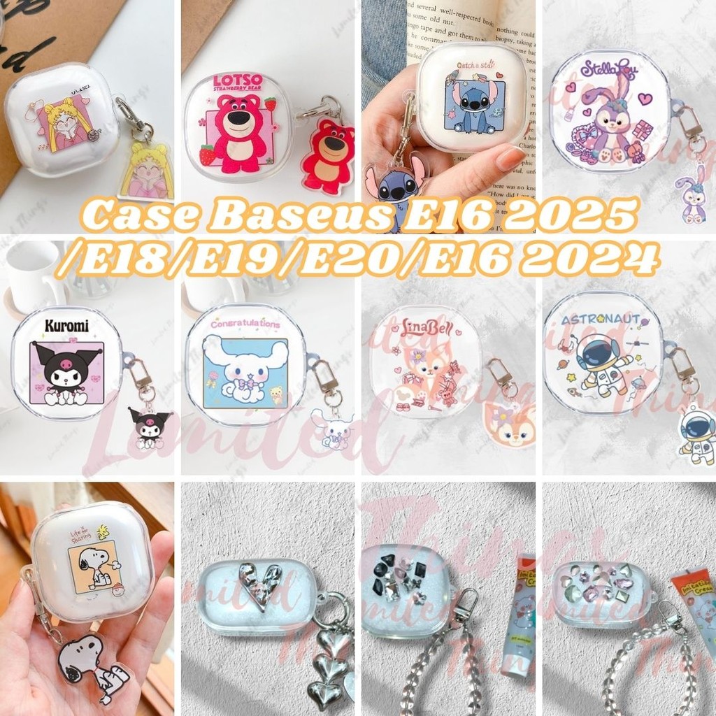 Jual Soft Case Baseus E18 E19 E20 E16 2025 E16 2024 Casing Transparan ...