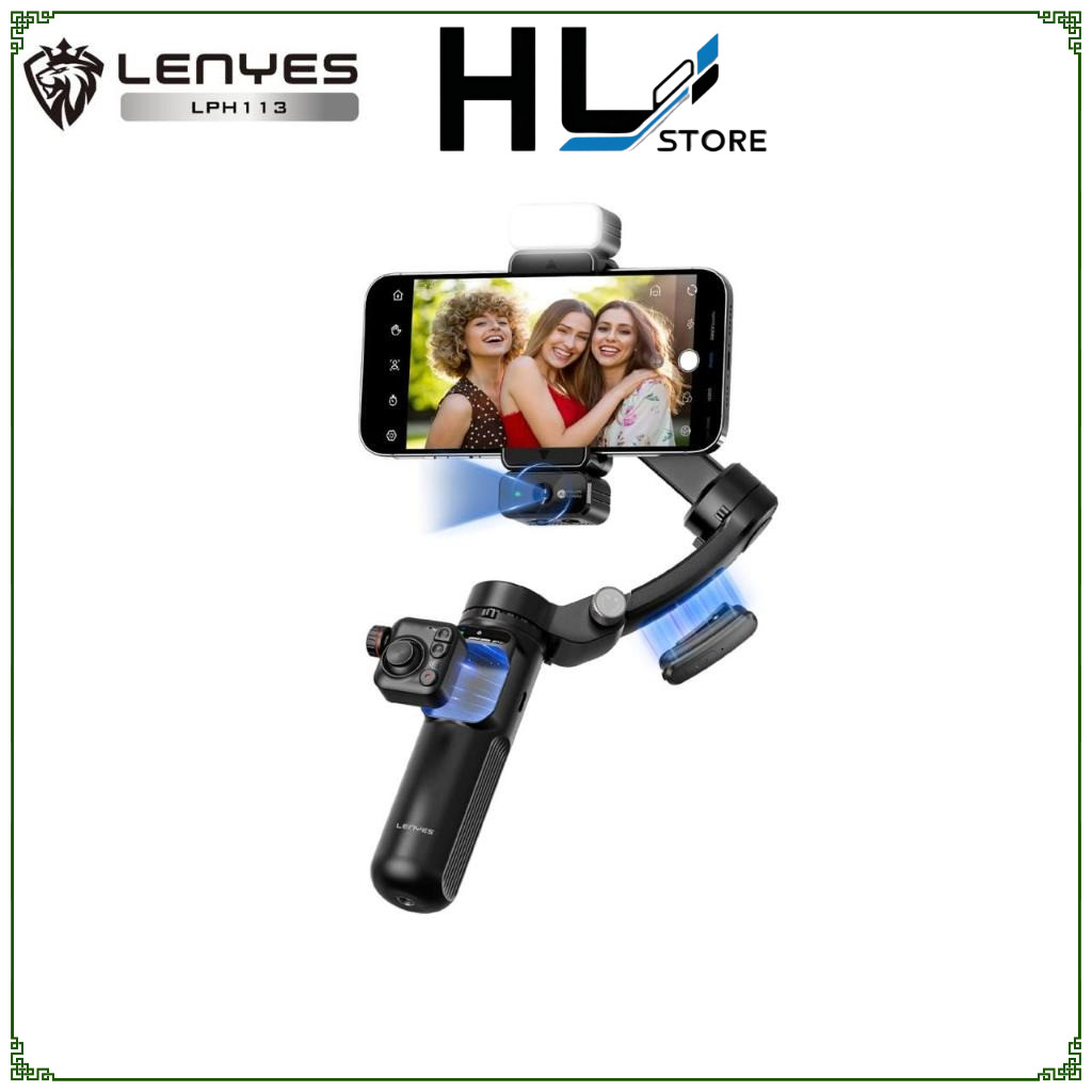 Jual LENYES Gimbal LPH113 3-Axis Gimbal Stabilizer Tripod HP ...