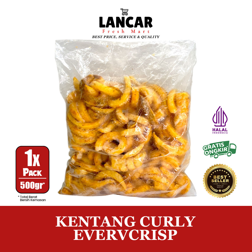 Jual KENTANG CURLY EVERVCRISP PREMIUM 500GR | Shopee Indonesia