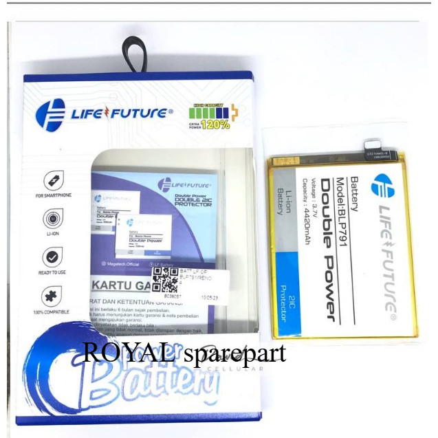 Jual BATRE LF BLP-791 OPPO RENO 4 4G CPH2113 - BATERAI BATTERY DOUBLE ...