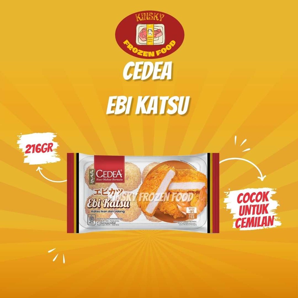 Jual CEDEA EBI KATSU 216GR/CEDEA KATSU UDANG 216 GR | Shopee Indonesia