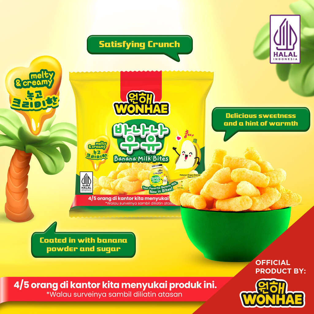 Jual PAKET SERENCENG - Wonhae Banana Bites Original 12 gr | Shopee ...