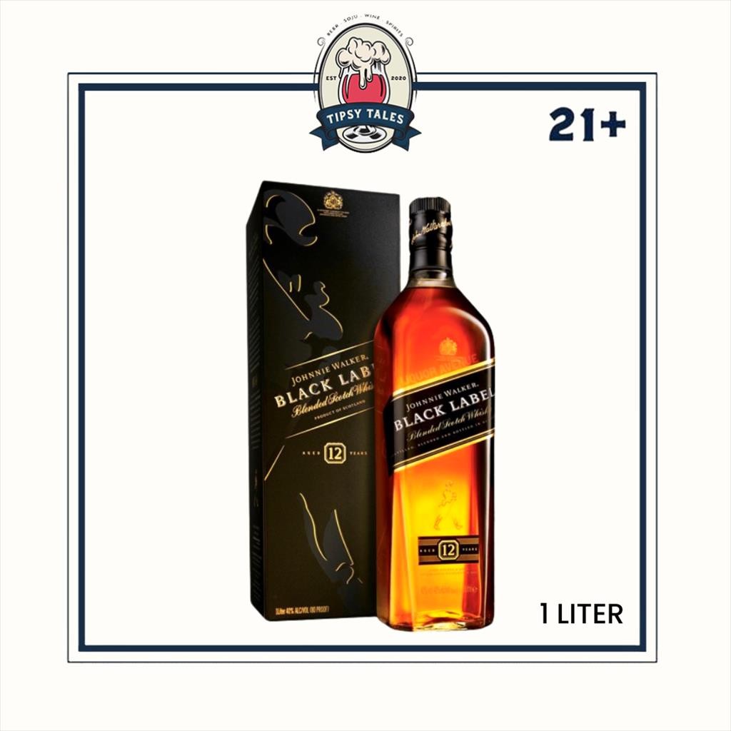 Jual Johnnie Walker Black Label 1 L | Shopee Indonesia