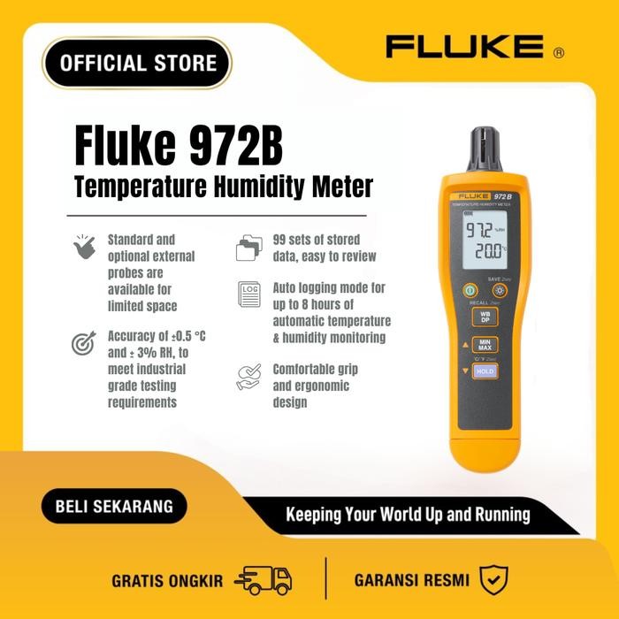 Jual Fluke 972B Temperature and Humidity Meter | Shopee Indonesia