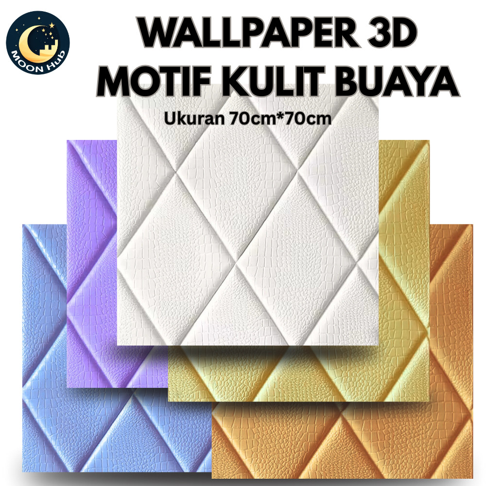 Jual MOOON Hub - Wallfoam 3D Batu Bata 70x70cm / Wallpaper Stiker Foam ...