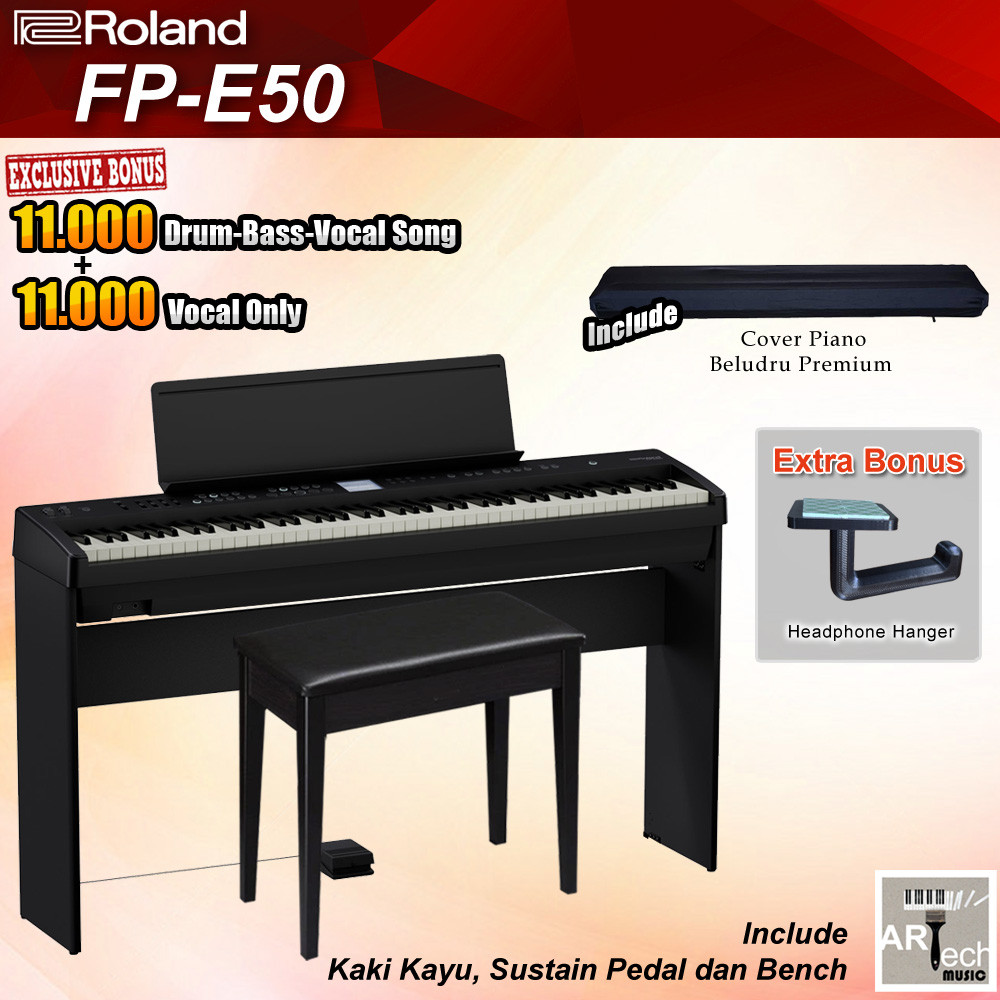 Jual Digital Piano Roland FP E50 / FPE50 / FP E 50 / FPE 50 Garansi Resmi | Shopee Indonesia