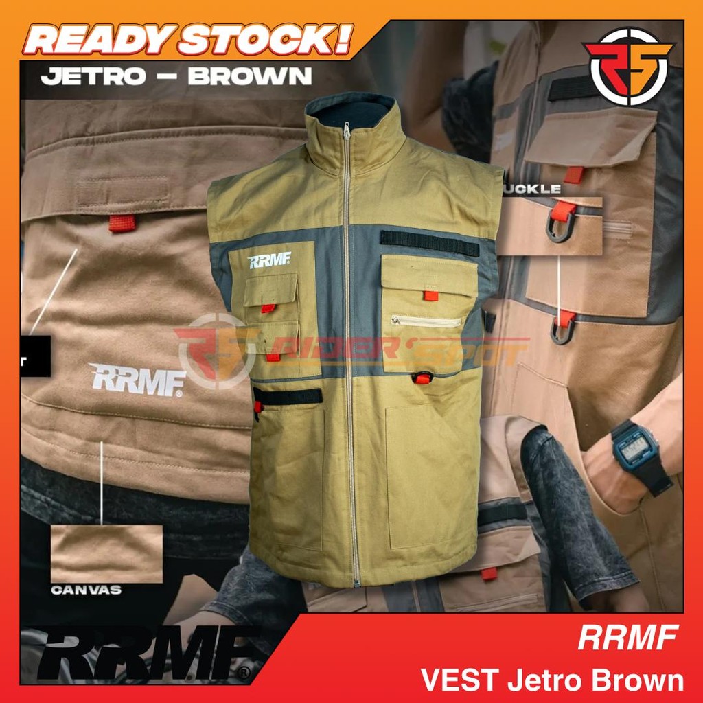 Jual Jaket Motor Jentro Brown Jacket by RRMF Official Original Touring ...