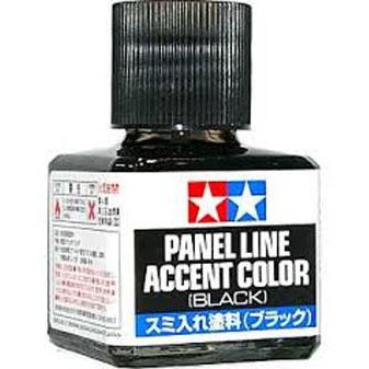 Jual 87131 Tamiya Panel Line Accent Color (Black) | Shopee Indonesia
