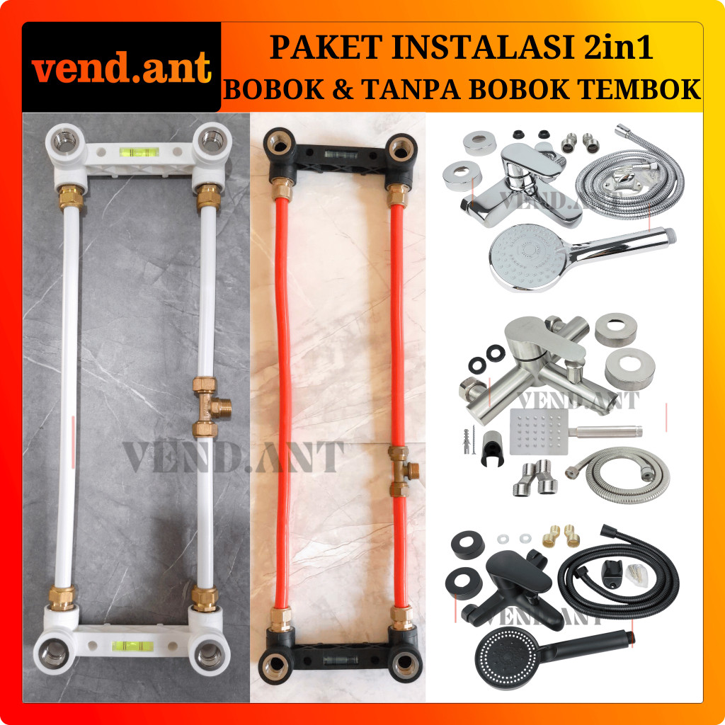 Jual Paket Instalasi 2in1 Double Bracket Luar Dalam Bobok Tanpa Bobok ...