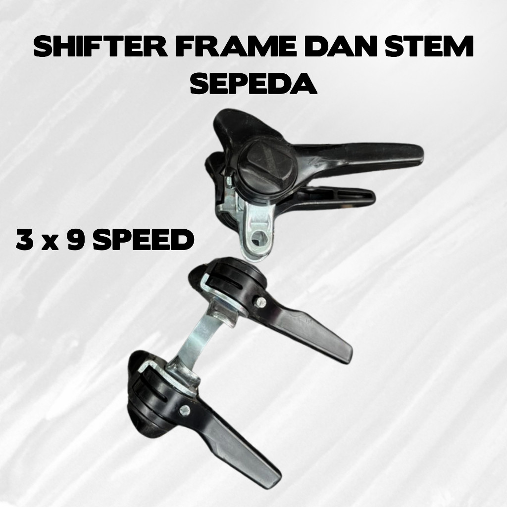 Jual Shifter Sepeda 3x9 Speed Shifter Downtube Stem dan Frame Sepeda ...
