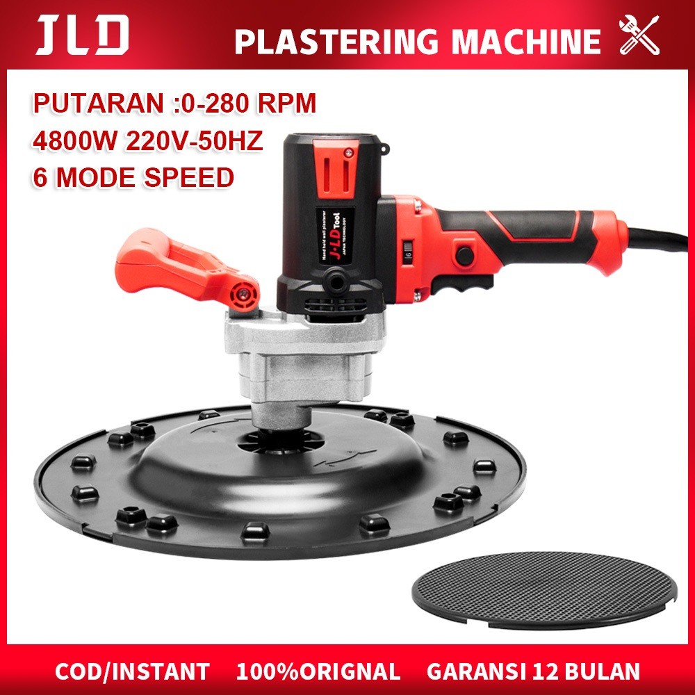 Jual JLD Mesin Plester Acian Semen Tembok 4800W Hand Held Poles Dinding ...