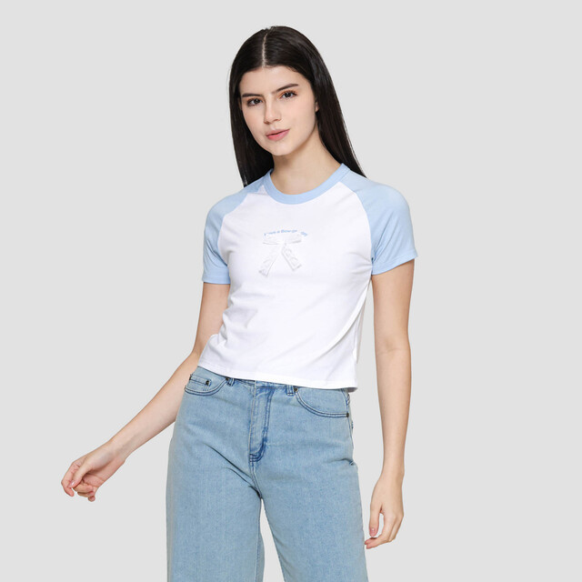 Jual Nevada Bow-Tiful Day Kaos Lengan Pendek Wanita 122627686 | Shopee Indonesia