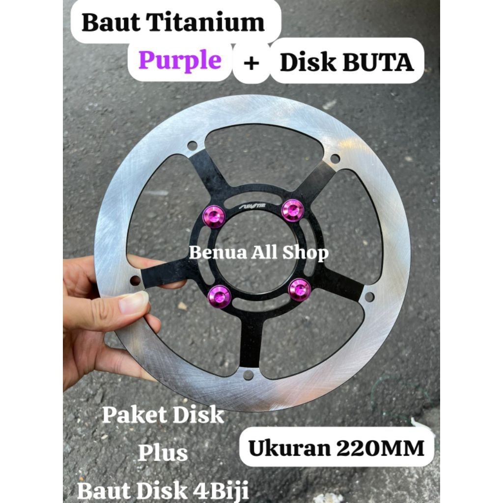 Jual LUNDONGSHOP PAKET DISC SUNSTAR BUTA 220MM YAMAHA - HONDA BEAT ...