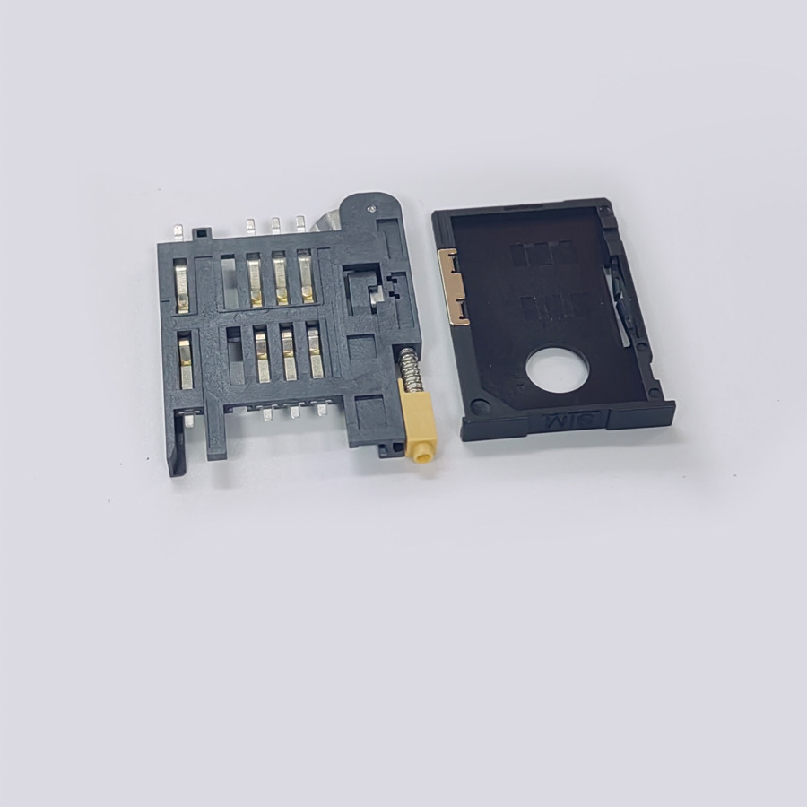 Jual 10PCS/Lot 91228-3001/91236-0001 SIM Card Holder Connector Slot 6 ...