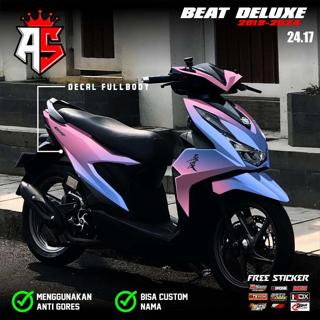 Jual (COD) TERBARU Decal Sticker Beat DELUXE STREET 2020 2021 2022 2023 ...