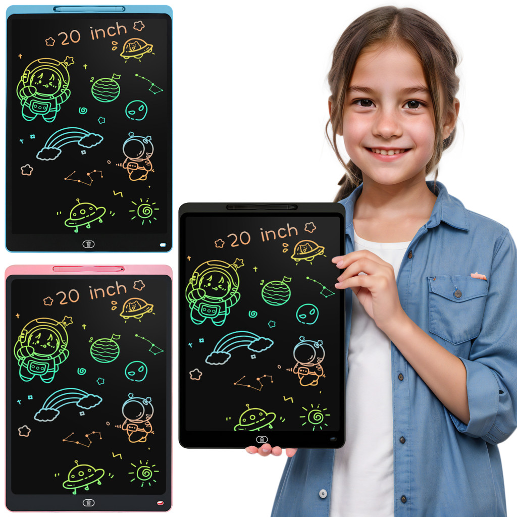 Jual 16/20 Inch Writing Board Drawing Tablet for Kids, Large Electronic ...