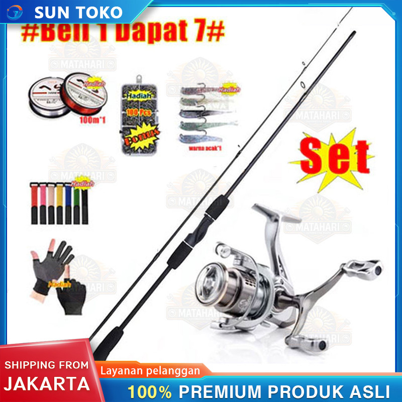 Jual [#Kualitas Tinggi#] [#Beli 1 Dapat 5#] SHIMANO Joran Pancing Set 1 ...