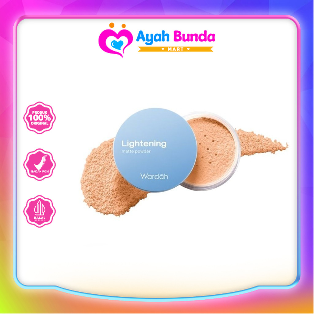 Jual Wardah Lightening Matte Powder 20 g - Loose Powder - Bedak Tabur ...