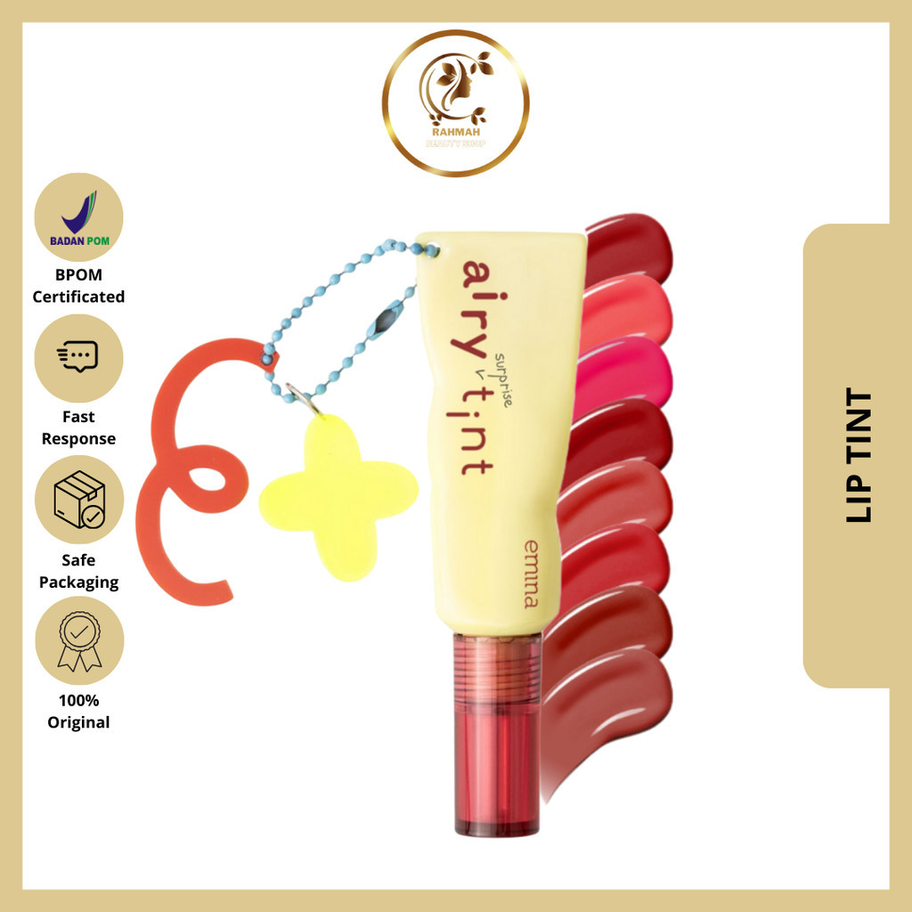 Jual Emina Airy Surprise Tint 3 g - Lip Tint Longlasting Ringan Tahan ...