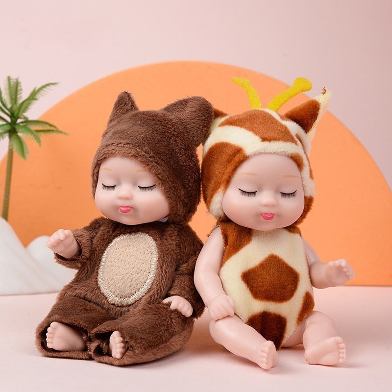 Jual Mainan Boneka Bayi Super Mini Reborn/Newborn Perempuan Tidur Mini ...