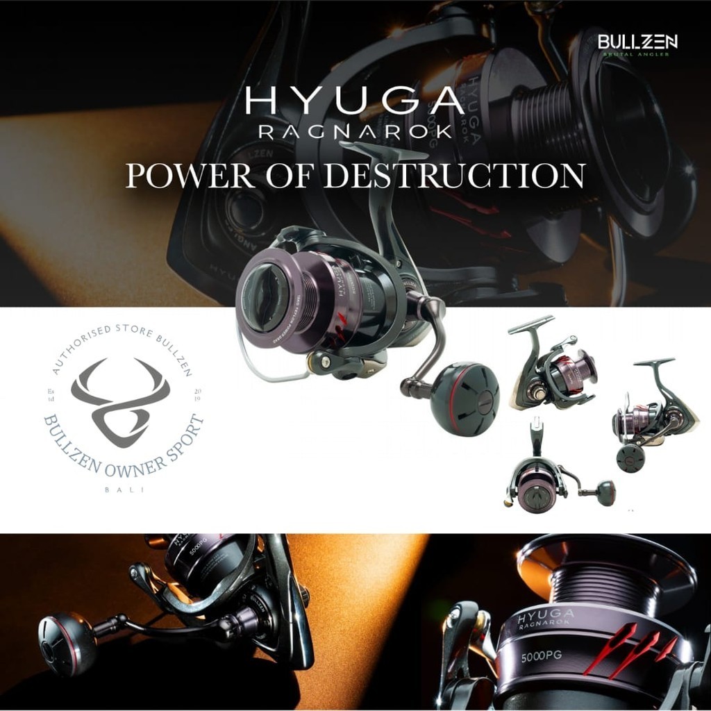 Jual Reel Bullzen Hyuga Ragnarok 800 - 5000 PG dan HG | Shopee Indonesia