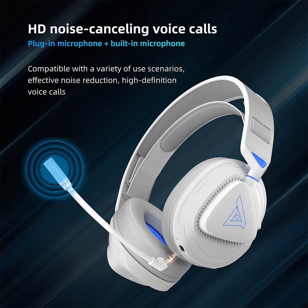 Jual TAIDU THS318 Hi-Res Gaming Wireless Headphones Dual Mic Headset ...