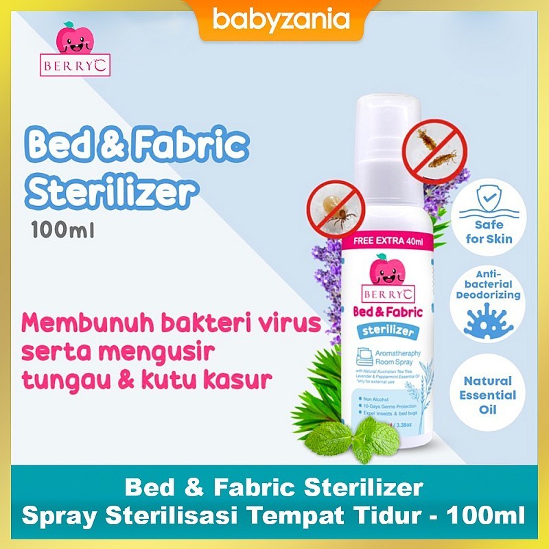Jual BerryC Bed & Fabric Sterilizer Spray Anti Tungau & Bakteri - 100 ...