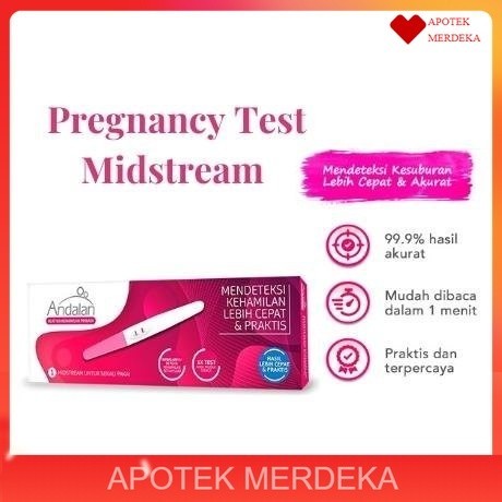 Jual Andalan pregnancy test midstream / Test pack Andalan Pregnancy ...