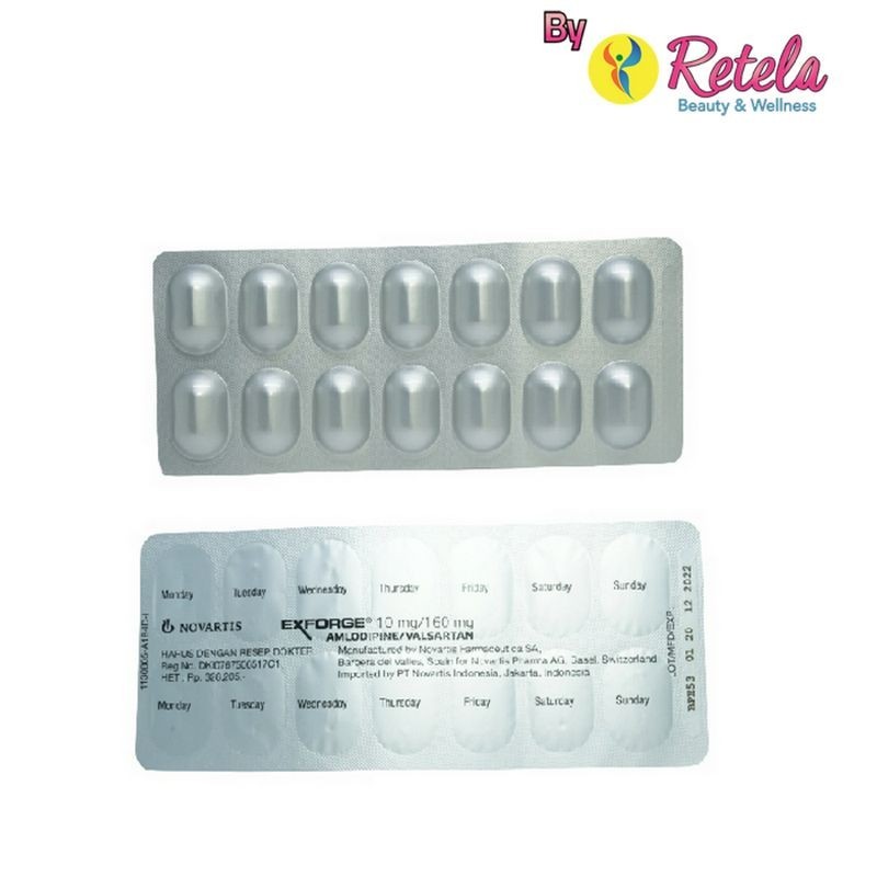 Jual EXFORGE 10/160MG 1 BLISTER 14 TABLET | Shopee Indonesia