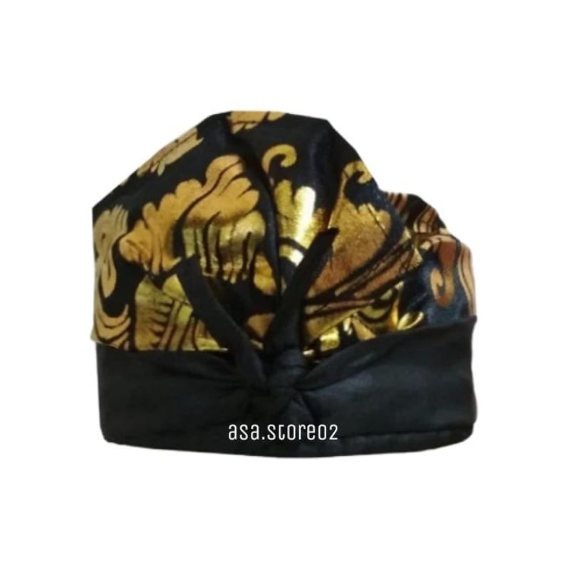 Jual STYLISH - Udeng Bali tradisional Prada topi Adat khas Bali Ikat ...