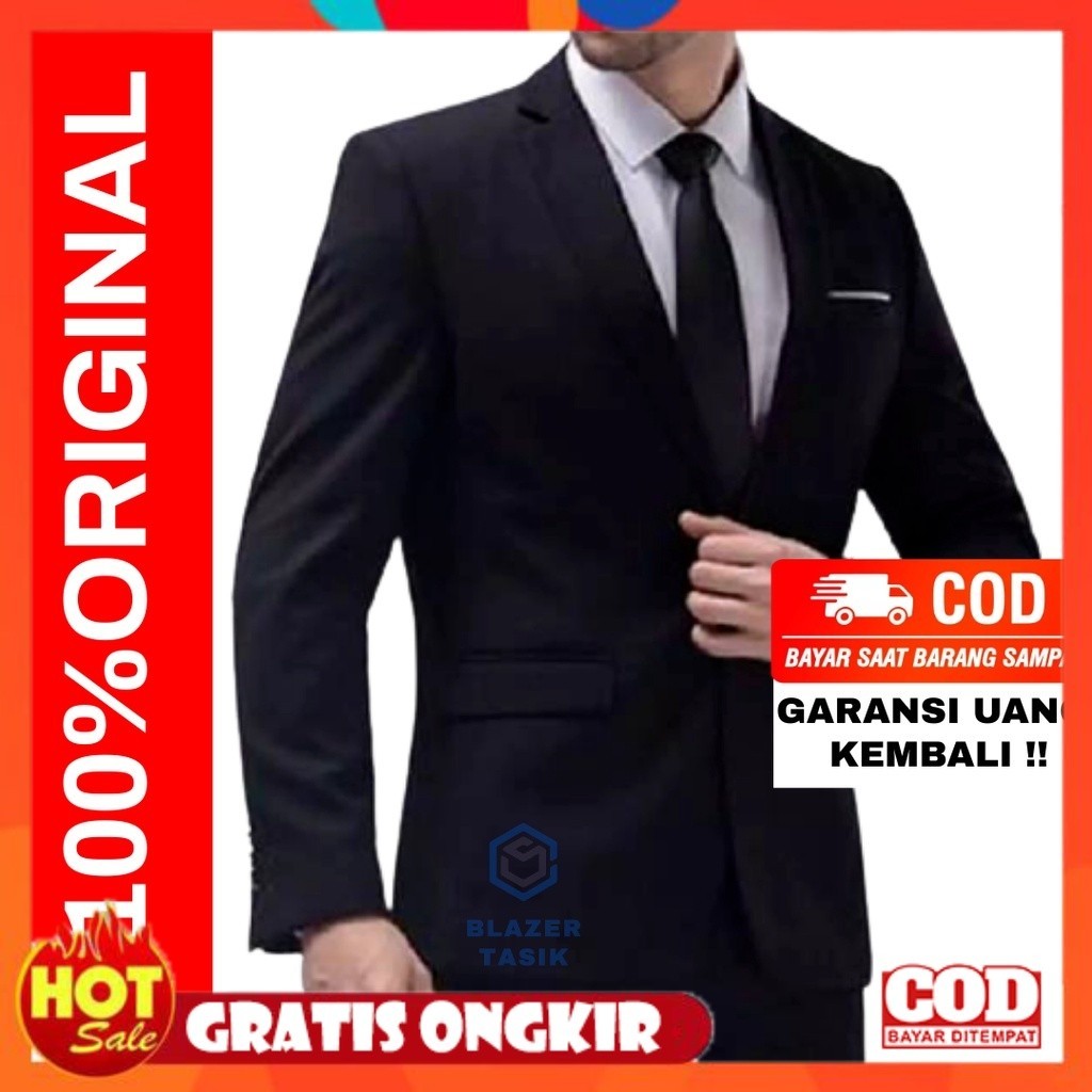 Jual [PREMIUM ORIGINAL] Jas formal pria/Jas nikah/Jas wisuda/Jas hitam ...