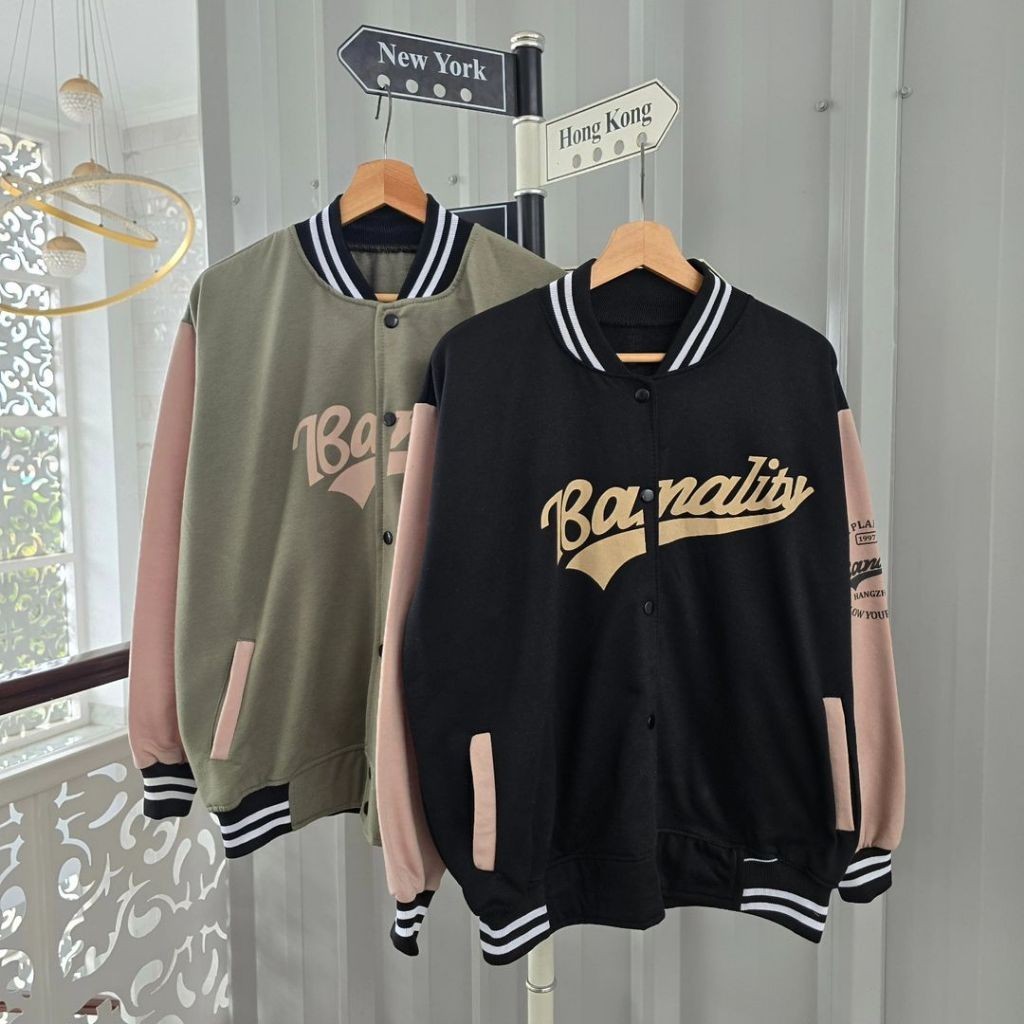 Jual BANALITY BASEBALL HOODIE / JAKET BASEBALL BAHAN PREMIUM ...