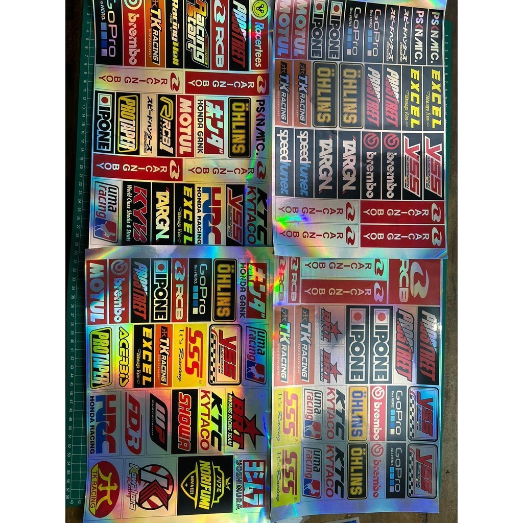Jual Stiker Racing Pack Hologram PREMIUM | Shopee Indonesia