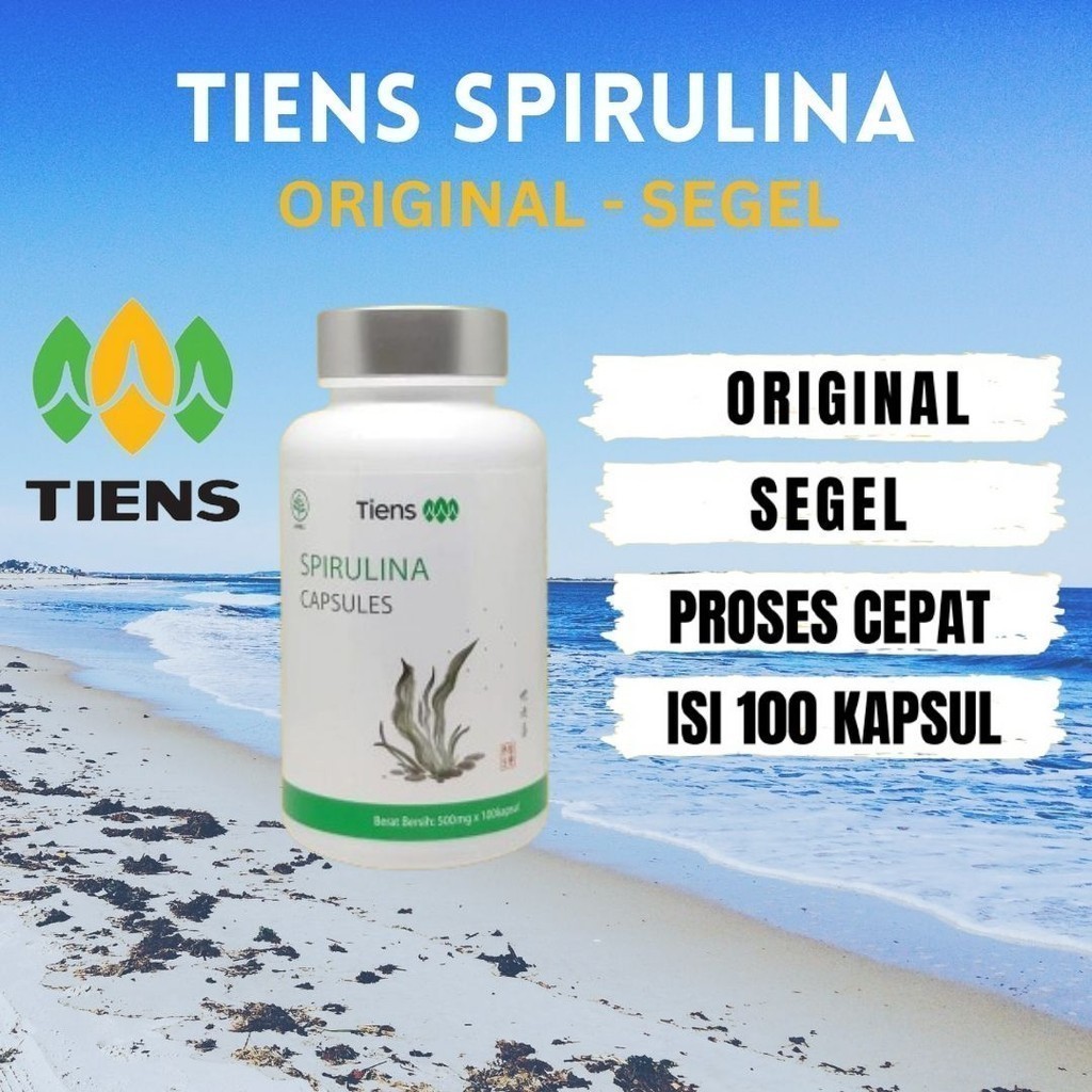 Jual Tianshi Tiens Spirulina Original Segel Utuh100 kapsul | Shopee ...
