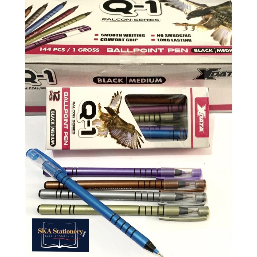 Jual Bolpen/Ballpoint/Pulpen/Ballpen X-Data Q-1 Hitam (Lusin) | Shopee Indonesia