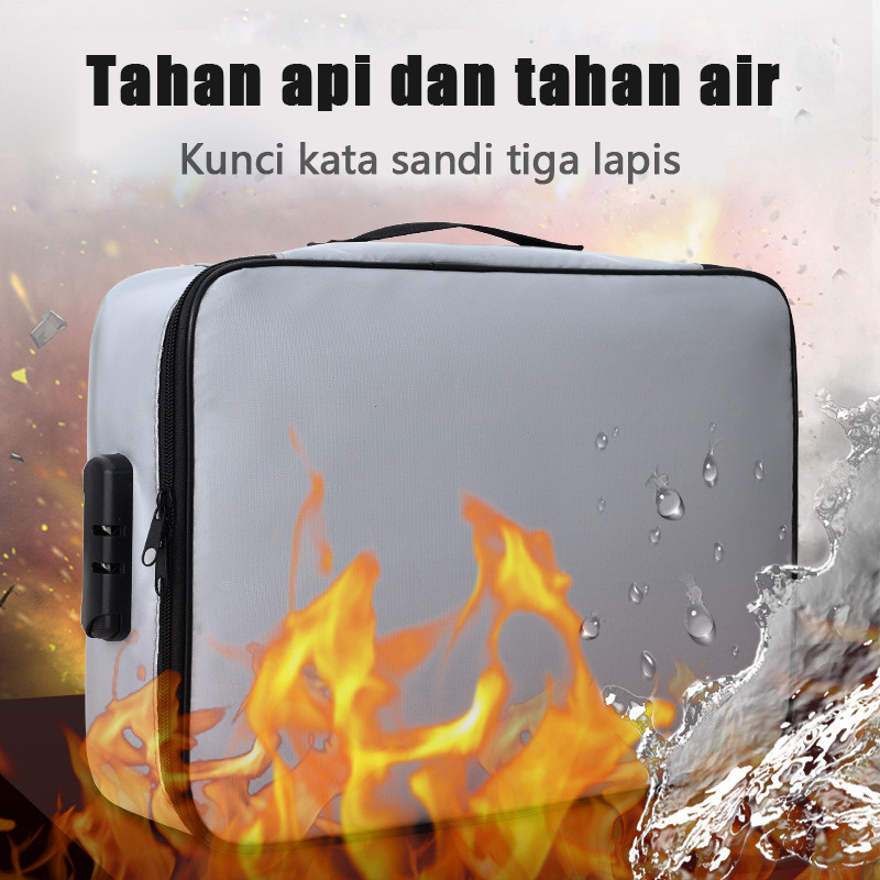 Jual Dokumen Tahan Api Dan Air Tempat Dokumen Keeper Sleting Tas ...