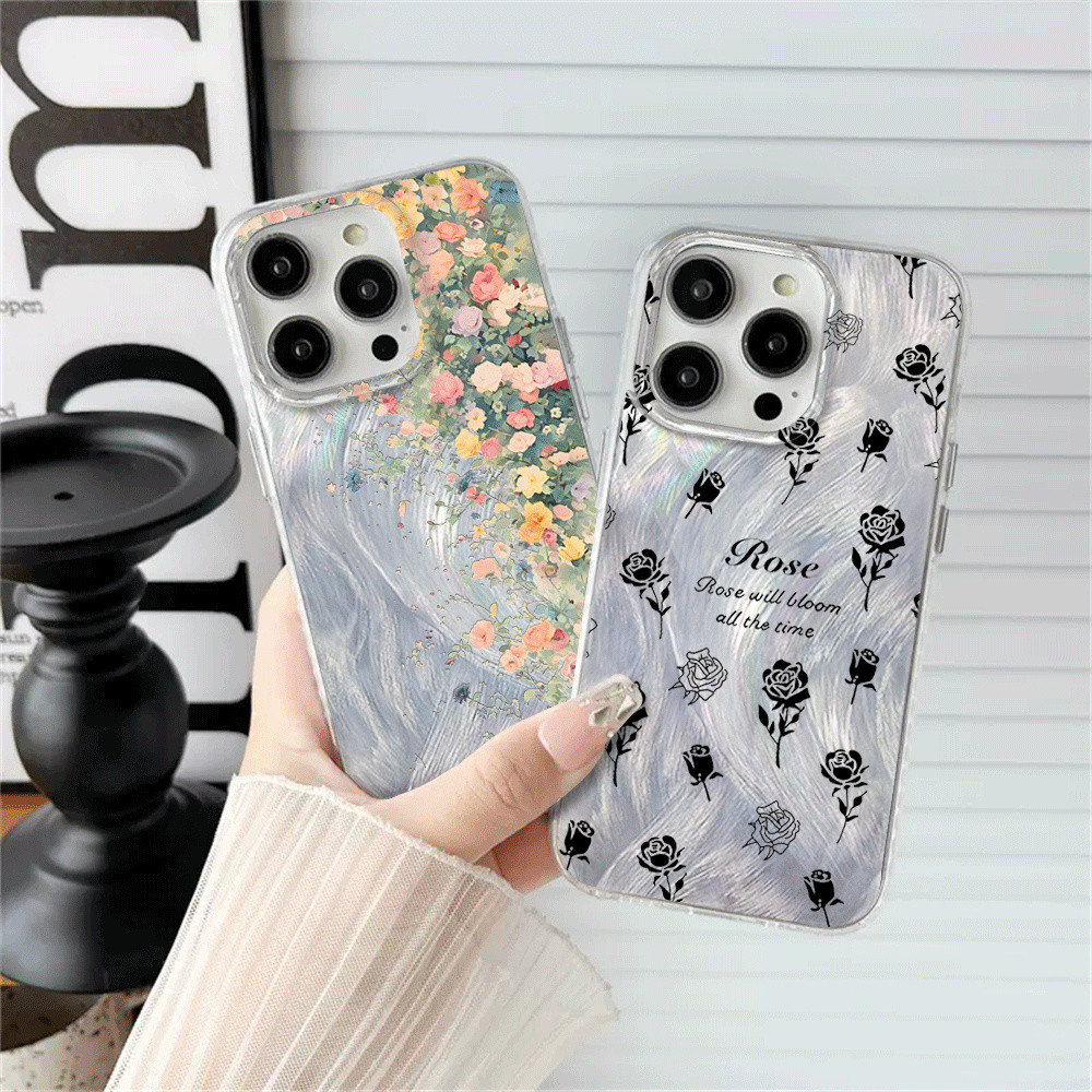 Jual Oil Painting Flower Rose IMD Case for Redmi 13 13C A3 A1 Note 13 Pro Note11S 12C 10C 10A 9C ...
