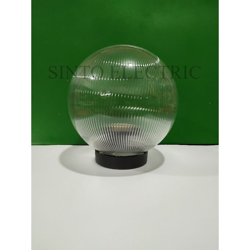 Jual Meval Kap Lampu Taman Bulat 8" Bening Prismatik | Shopee Indonesia