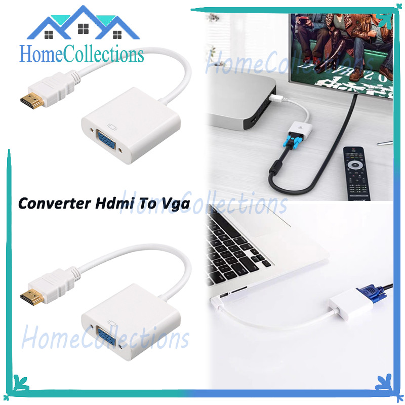 Jual Konektor HDMI To VGA Converter/ Kabel HDMI to VGA/Adapter ...