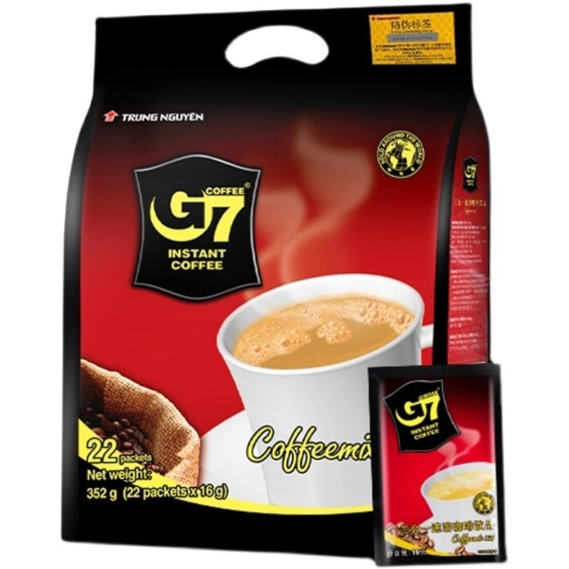 Jual kopi G7 3in 1 , Strong X2 , black, esspreso Trung nguyen || G7 ...