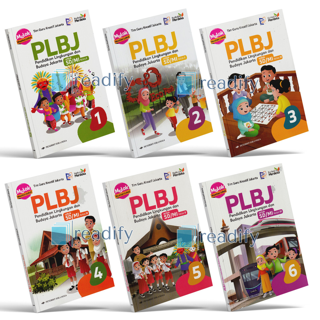 Jual PLBJ Kelas 1 2 3 4 5 6 SD/MI Erlangga Kurikulum Merdeka Revisi ...