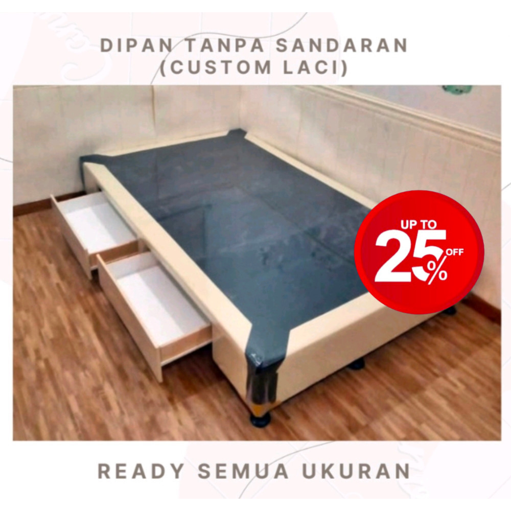 Jual Divan/Difan Box Laci Tanpa Sandaran Kepala | Shopee Indonesia