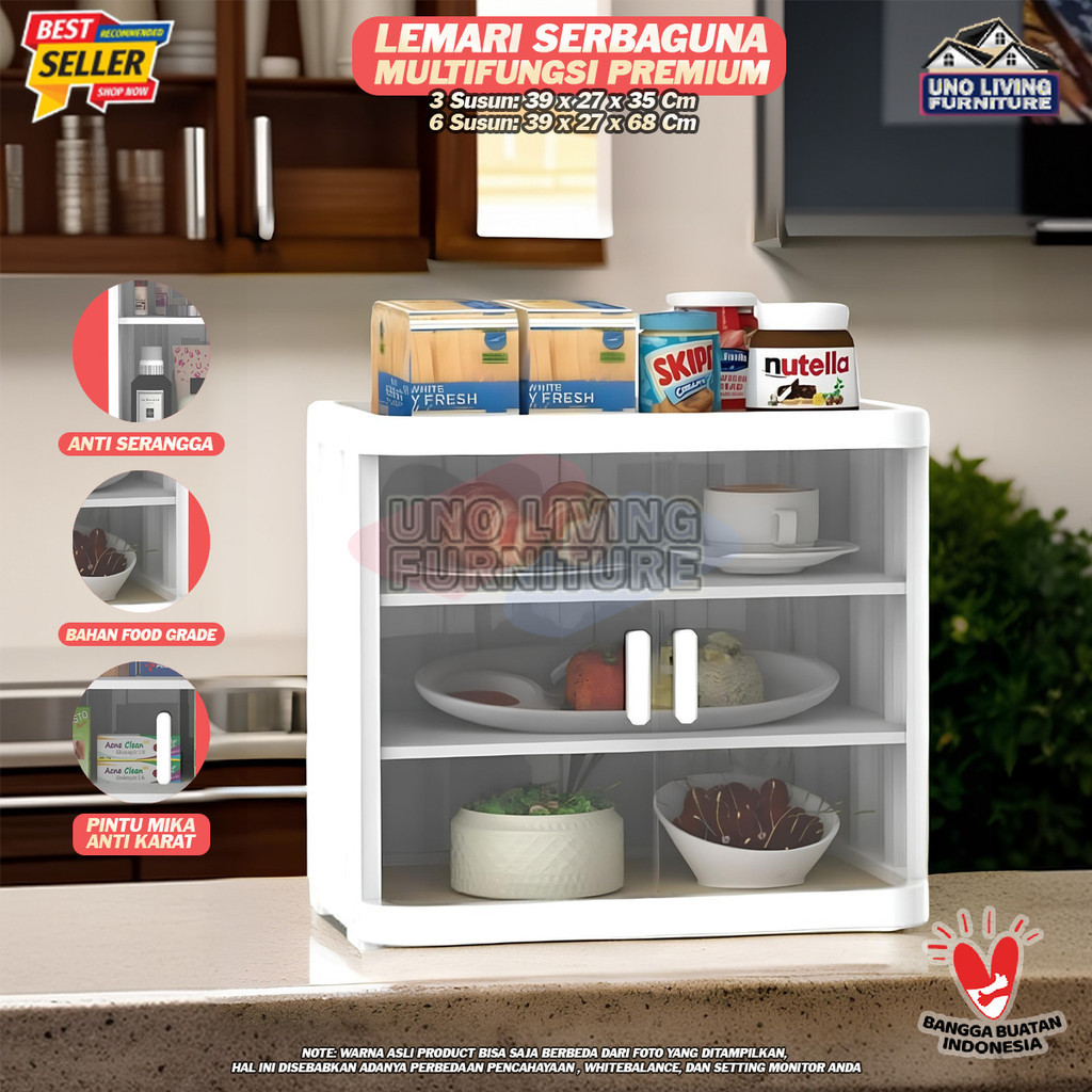 Jual Rak Serbaguna Multifungsi Food Cabinet Naiba Bistro Tempat ...