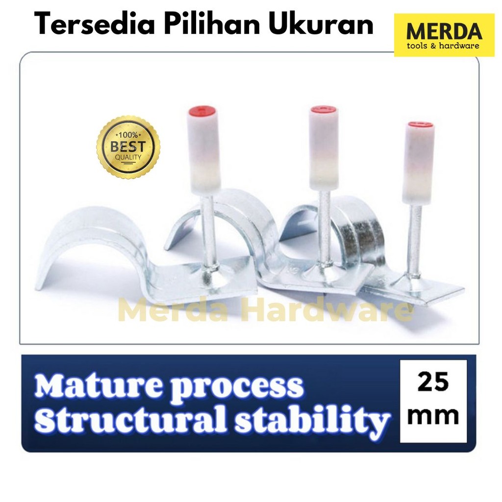 Jual Paku Beton Kayu Stampset Paku Washer Ramset Conduit Tembak Round ...