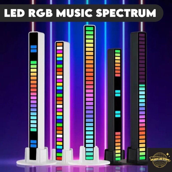 Jual LAMPU LED MUSIC SPECTRUM RGB / LED SPECTRUM / LAMPU LED RGB SENSOR ...